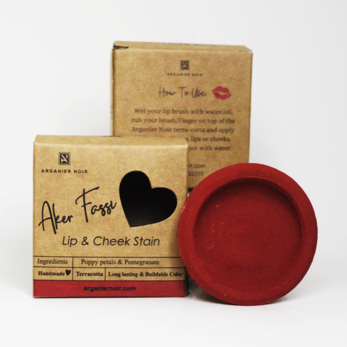 Aker Fassi Moroccan Clay Lip Pot – Arganier Noir